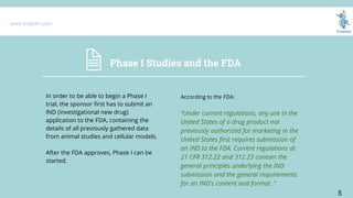 A guide to phase i clinical trials | PPTX