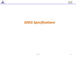 #3 gnss requirements & specifications | PPTX