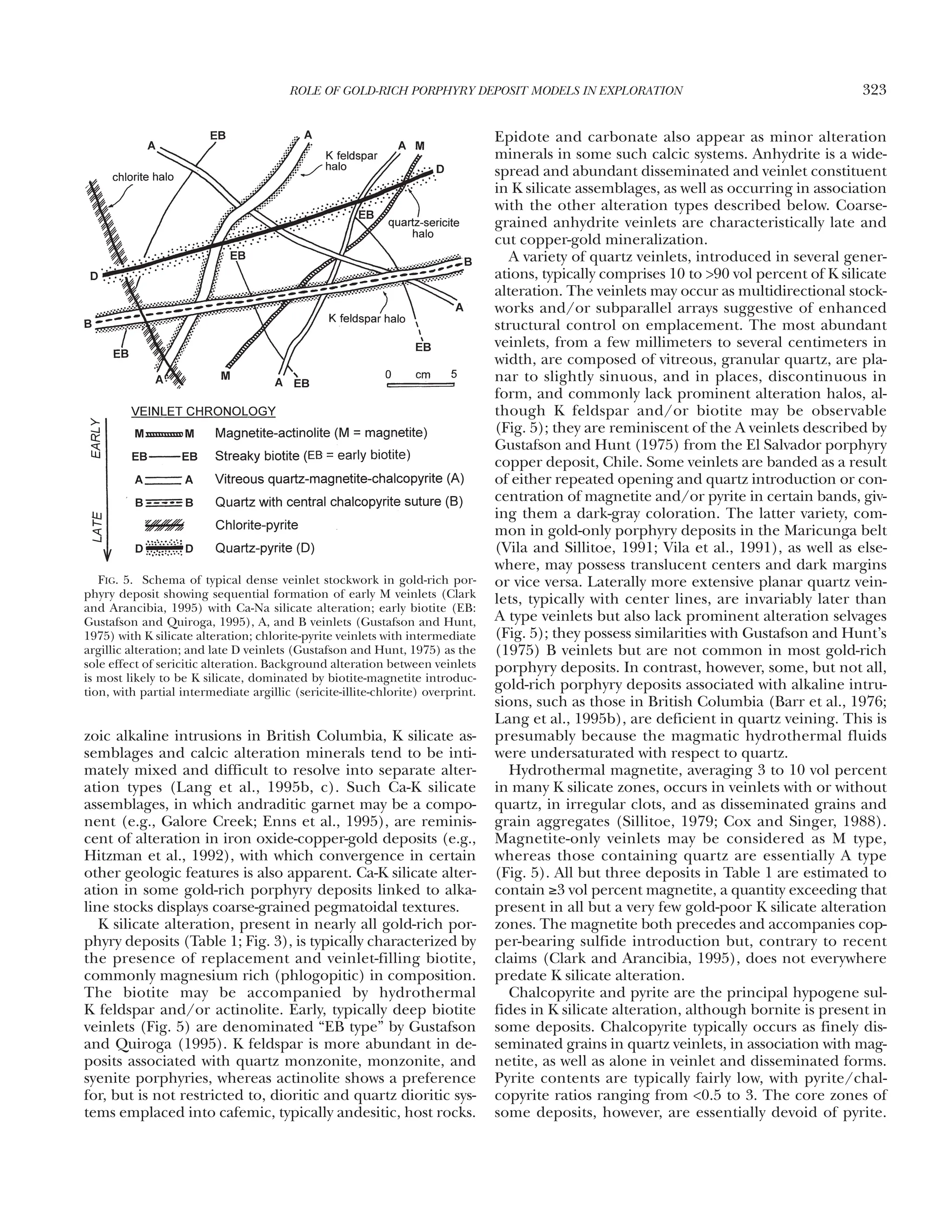 (3) Gold-Rich porphyry deposits, descriptive and genetic models and ...