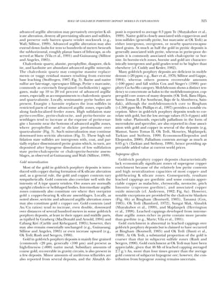 (3) Gold-Rich porphyry deposits, descriptive and genetic models and ...