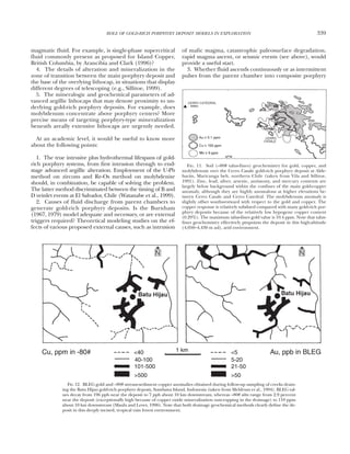(3) Gold-Rich porphyry deposits, descriptive and genetic models and ...