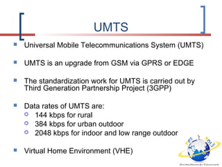 3G Basic Overview | PPT