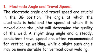 3G POSITION IN SMAW THE 3RD POSITION IN GROOVE | PPTX