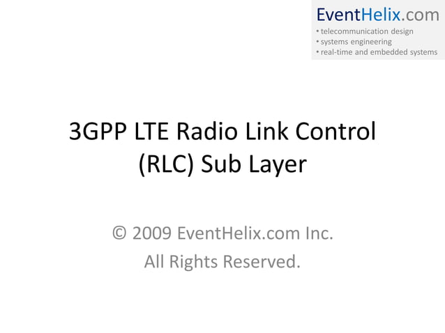 3 gpp lte-rlc | PPT