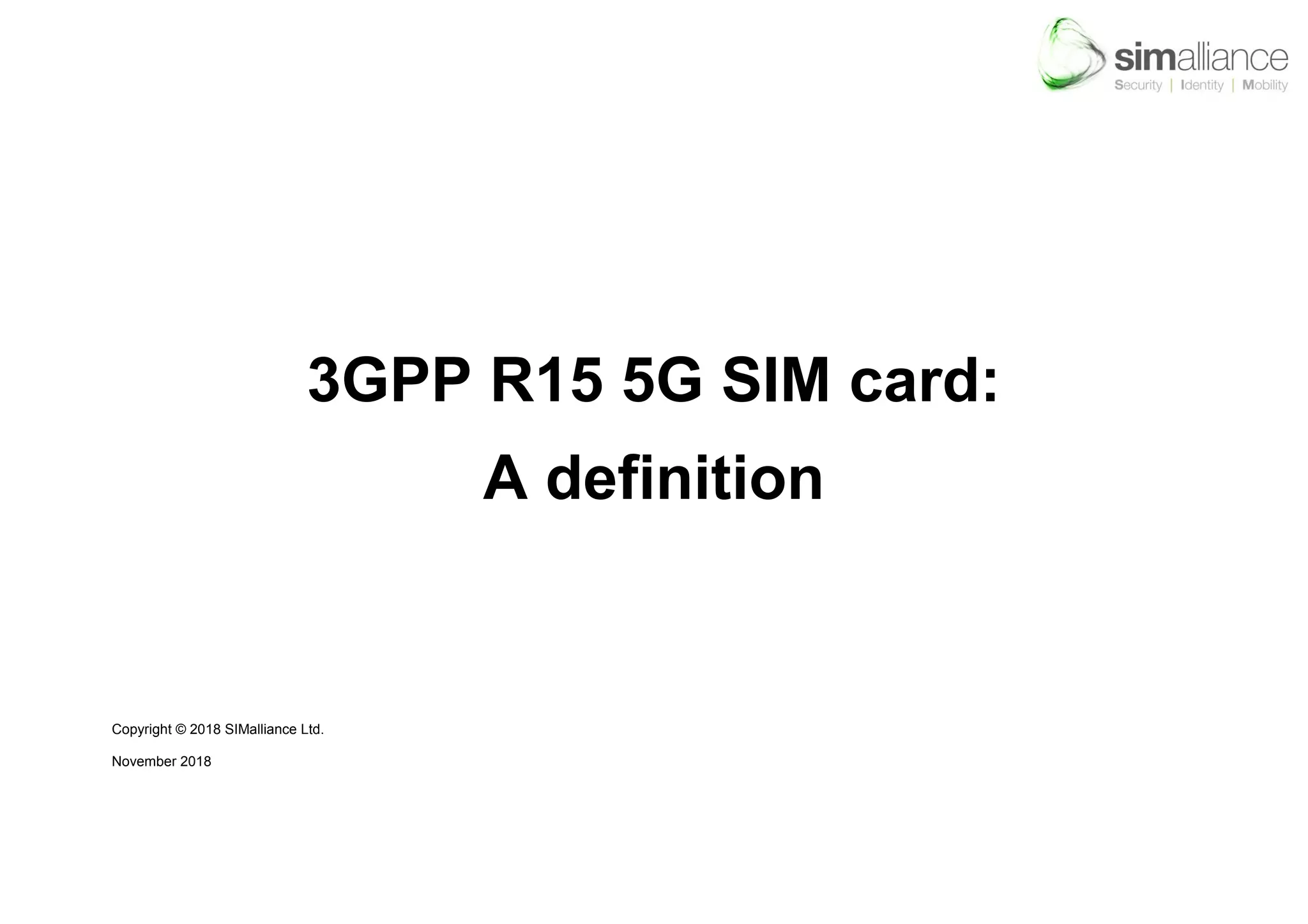 3 gpp r15-5g-sim-card-definition-final | PPT
