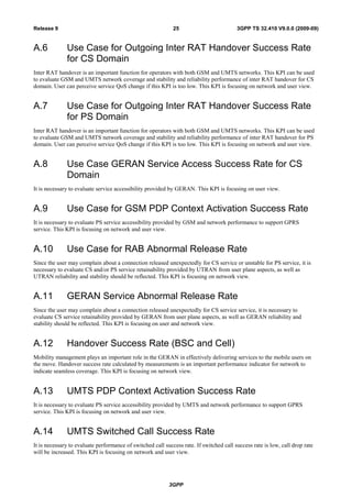3 gpp key performance indicators (kpi) for umts and gsm release 9 | DOC