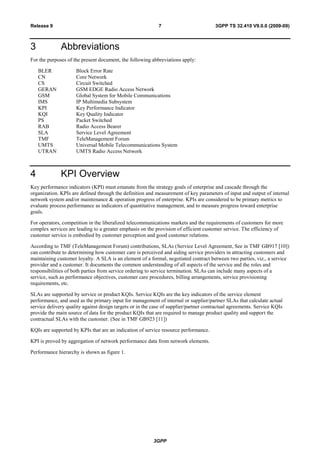 3 gpp key performance indicators (kpi) for umts and gsm release 9 | DOC