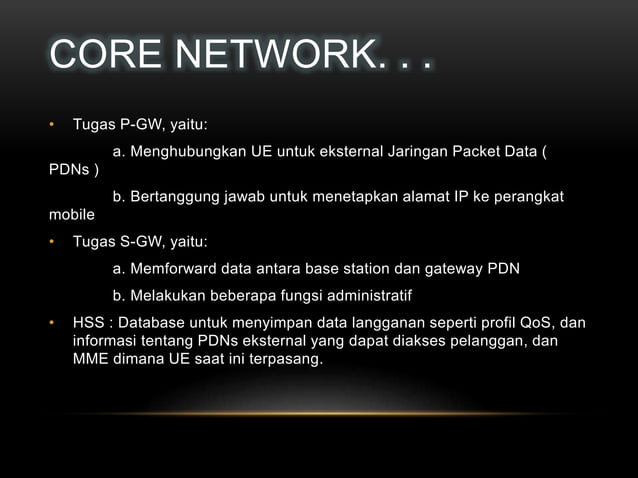 3 gpp long term evolution | PPT | Free Download