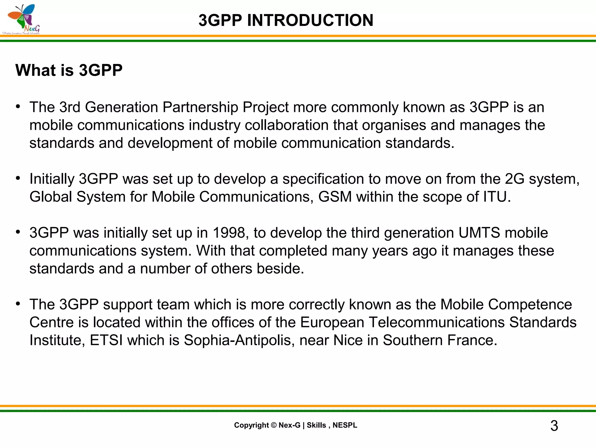 3gpp overview | ODP