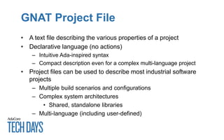 Tech Days 2015: Multi-language Programming with GPRbuild | PPTX | Programming Languages | Computing