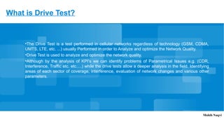 WCDMA Tems Parameters Investigation and Drive Testing | PPT