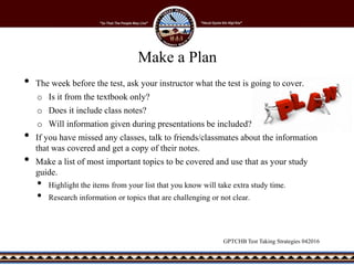 Test Taking Strategies | PPTX