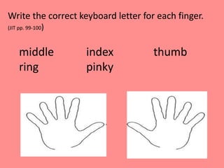 #3 gr.1 com keyboarding posture-a | PPTX