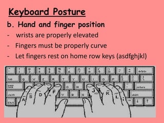 #3 gr.1 com keyboarding posture-a | PPTX