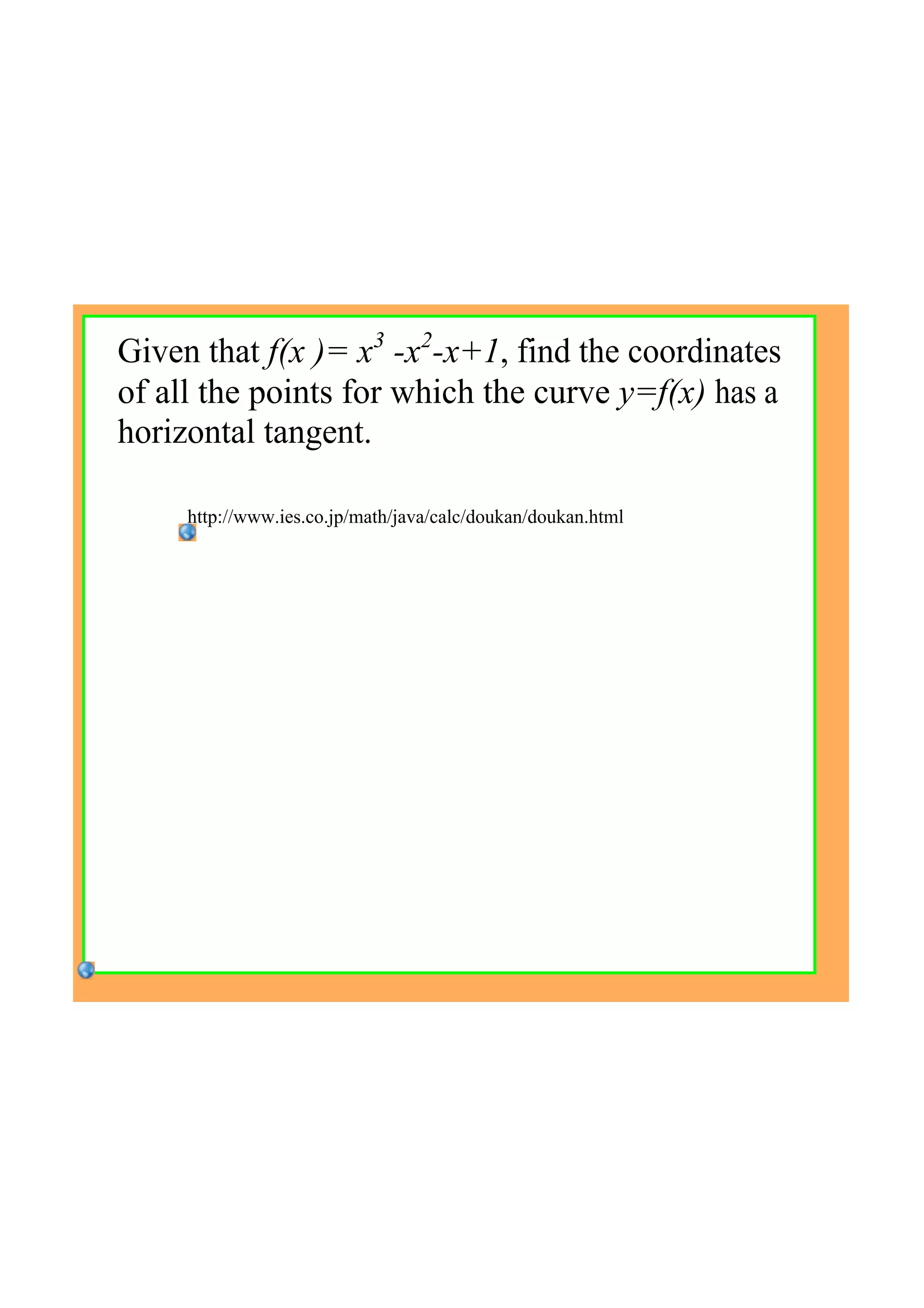 IB Maths . Gradient at a point. Tangent and normal lines | PDF
