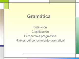 Gramática | PPTX