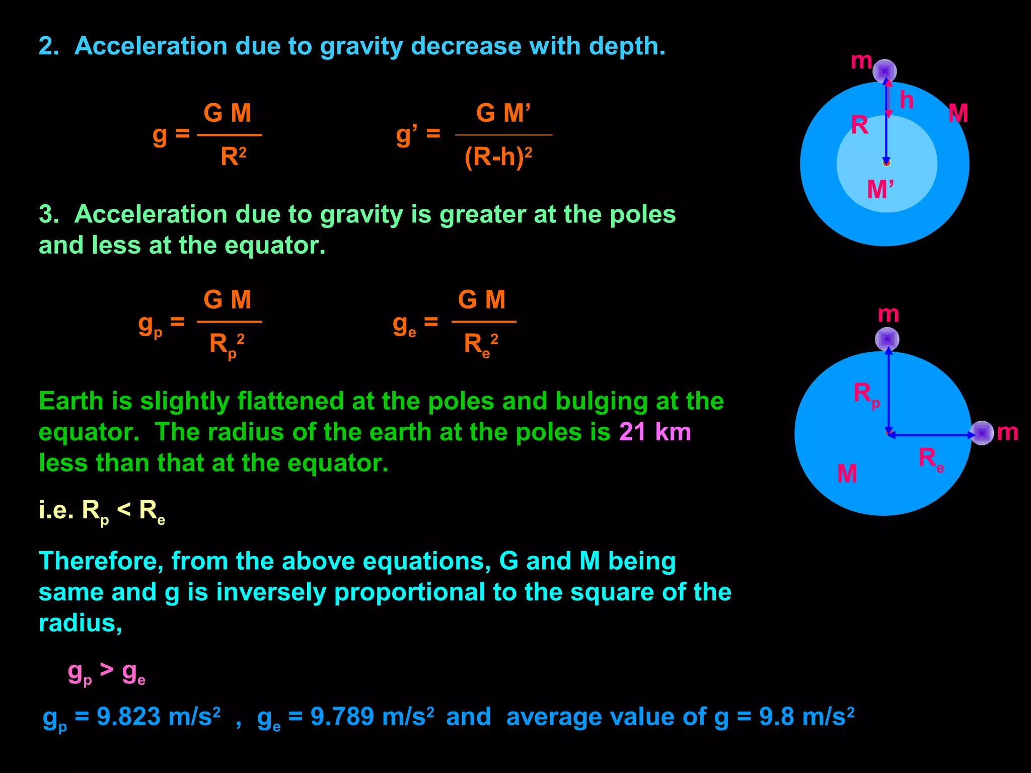 gravitation class 9 | PPT