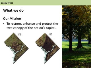 “Urban Forests as Citizen Science Laboratories,” Casey Trees | PPTX