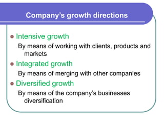 growth strategies | PPT