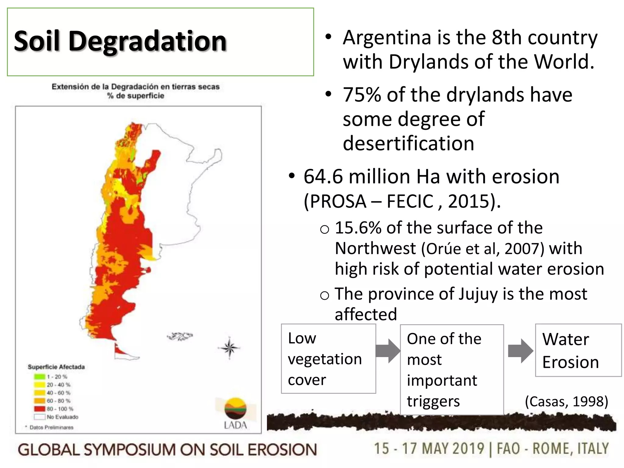 Water erosion and the ENSO phenomenon over Penisetum chilense steppe of ...