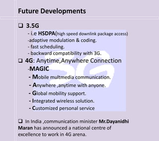 Introduction to 3G technology | PPTX