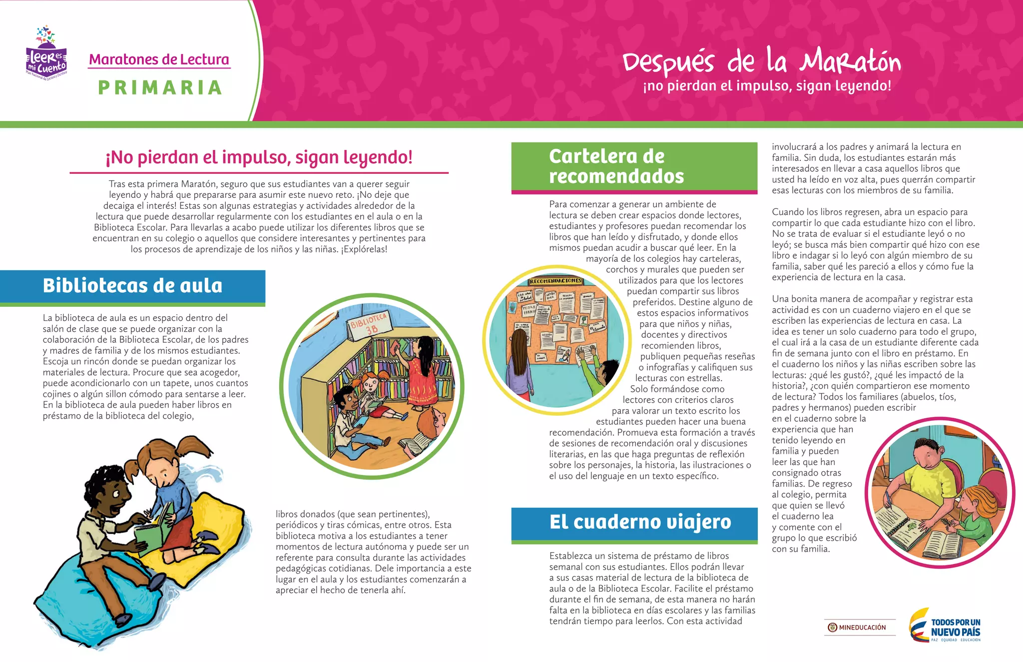 Maratones de lectura - guía primaria. | PDF