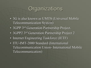 3G UMTS.ppt | Computer Networking | Computing