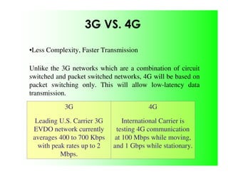 3G vs 4G | PDF