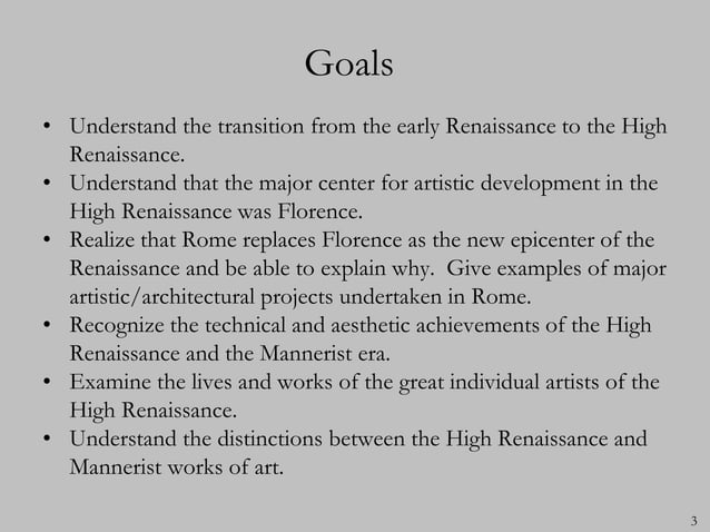 High Renaissance - Italy, 1500 - 1600 | PDF