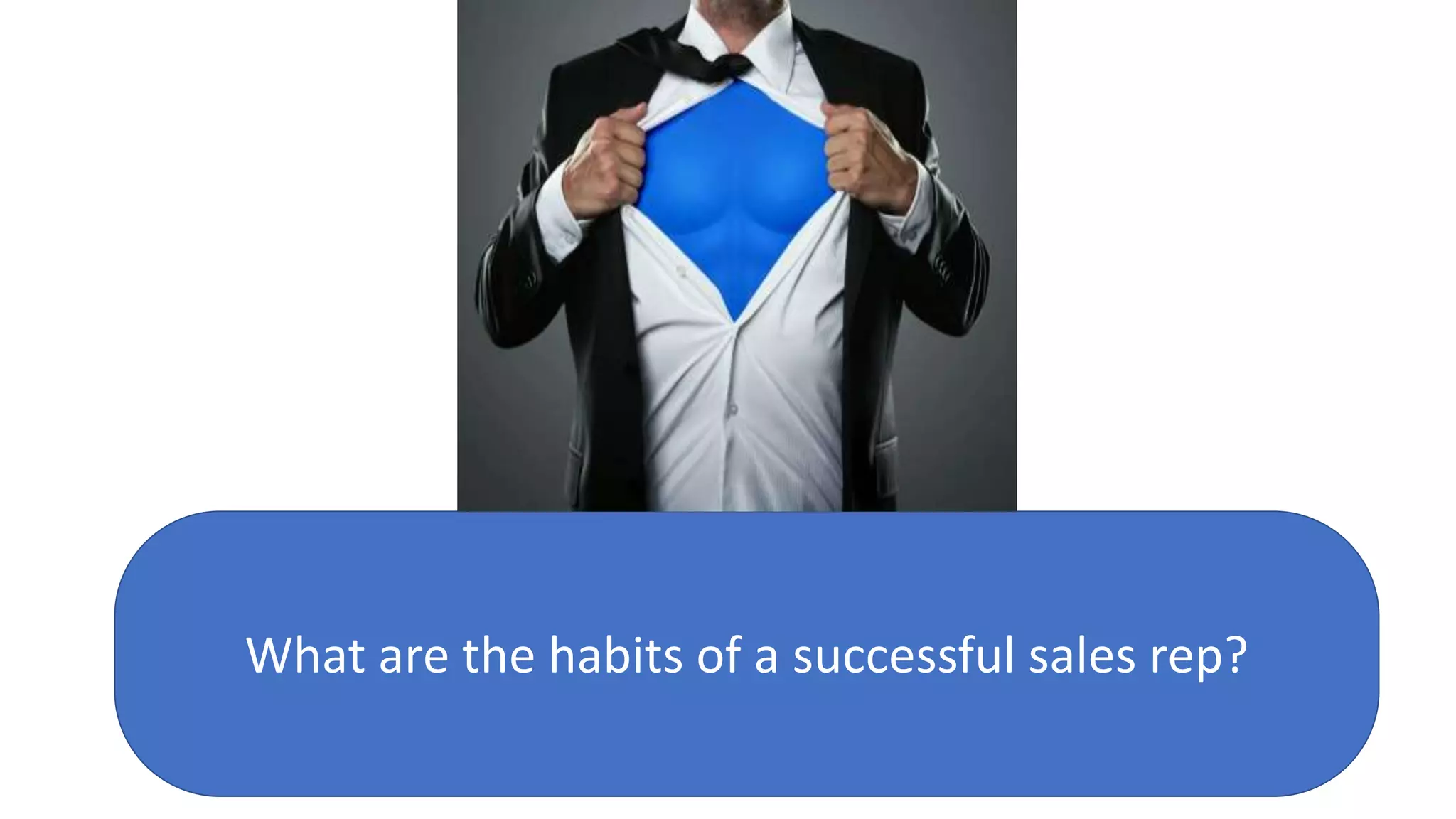 3 habits of highly successful pharmaceutical sales reps | PPT