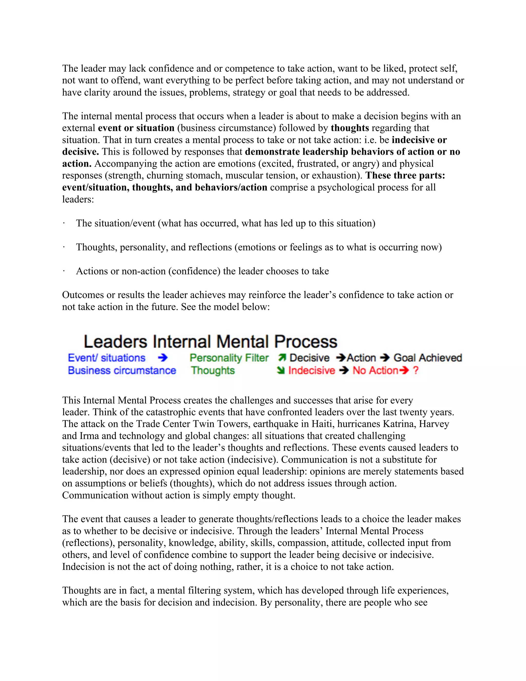 3 Habits of Indecisive Leaders | PDF