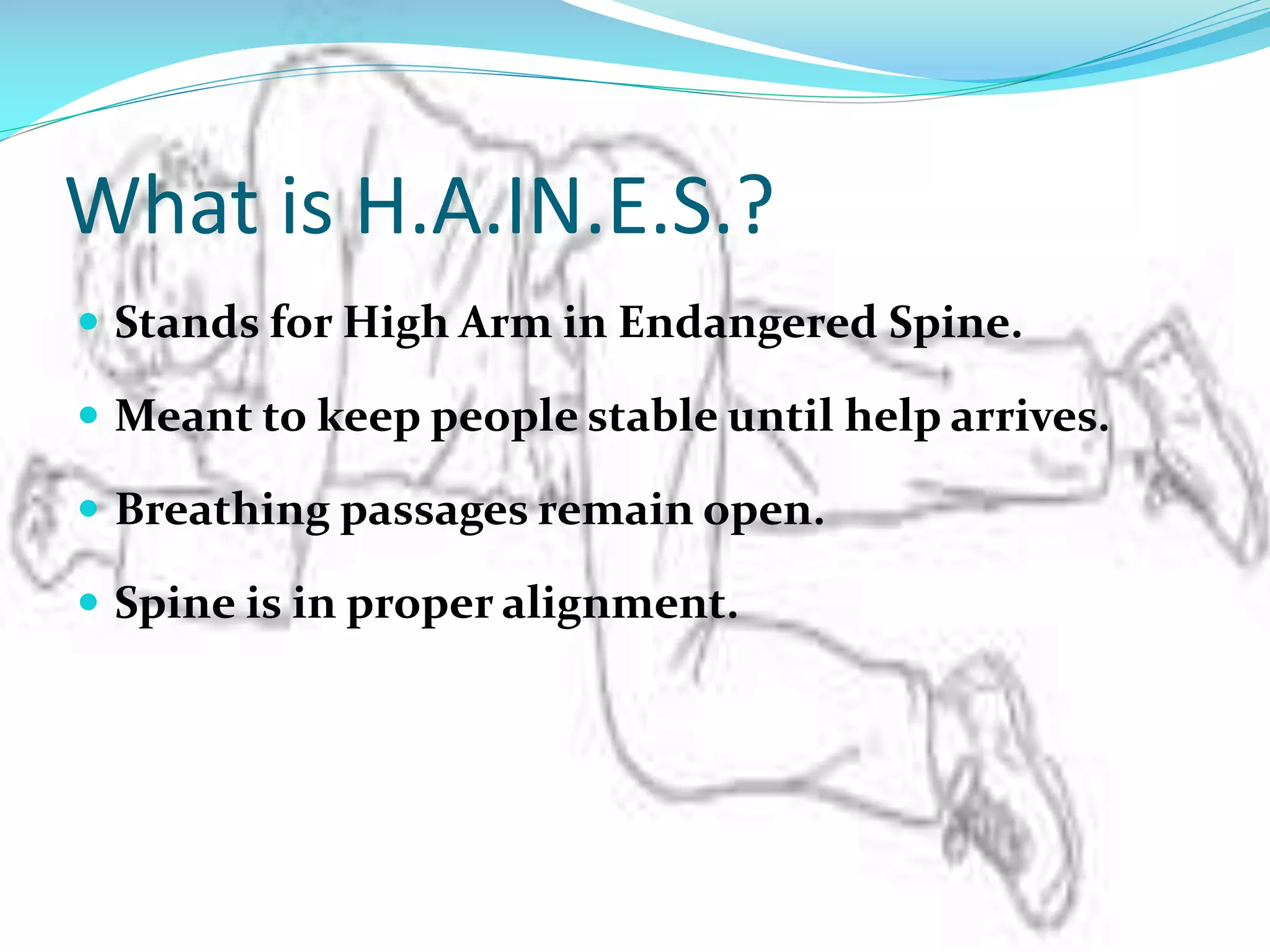 3 haines recovery position | PPTX