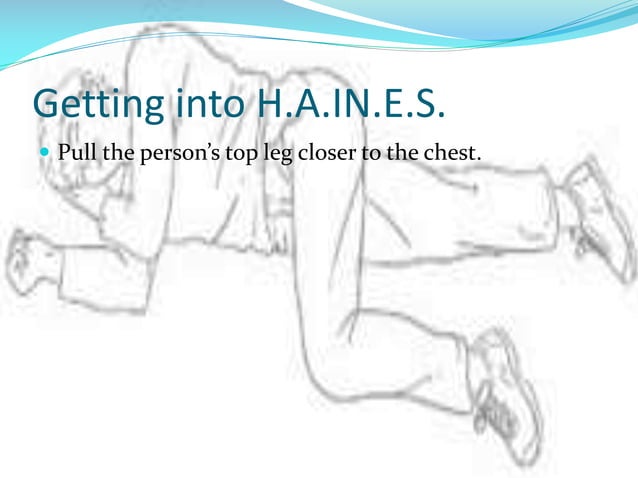 3 haines recovery position | PPTX | First Aid | Injuries
