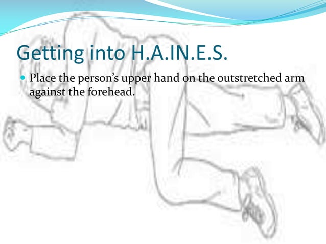 3 haines recovery position | PPTX | First Aid | Injuries