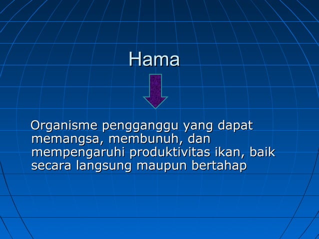 Hama dan penyakit ikan | PPT