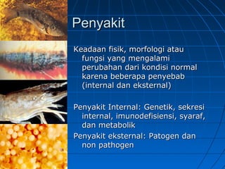 Hama dan penyakit ikan | PPT