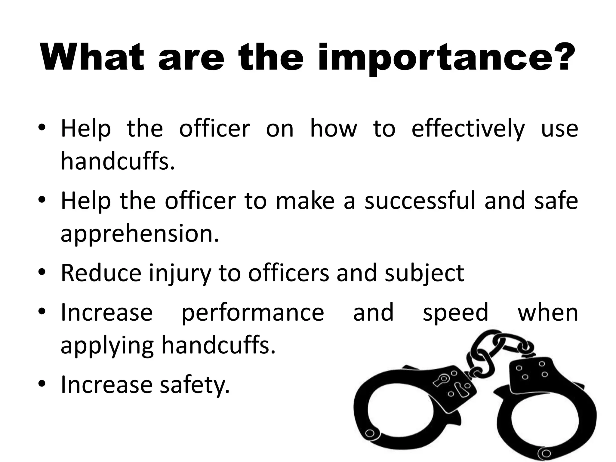 3 handcuffing foxtroot | PPTX