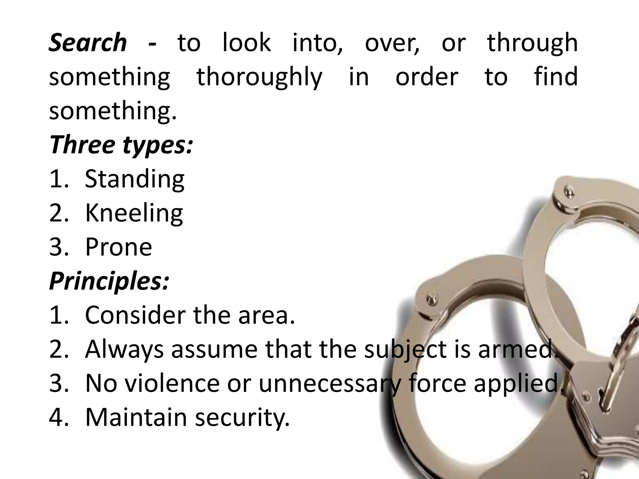 3 handcuffing foxtroot | PPTX