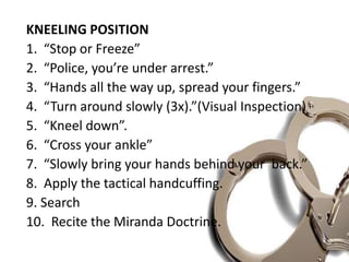 3 handcuffing foxtroot | PPTX