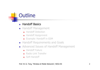 3 handoff management | PDF