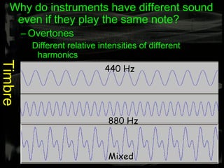 Sound: Harmonics | PPT | Musical Instruments | Hobbies & Interests