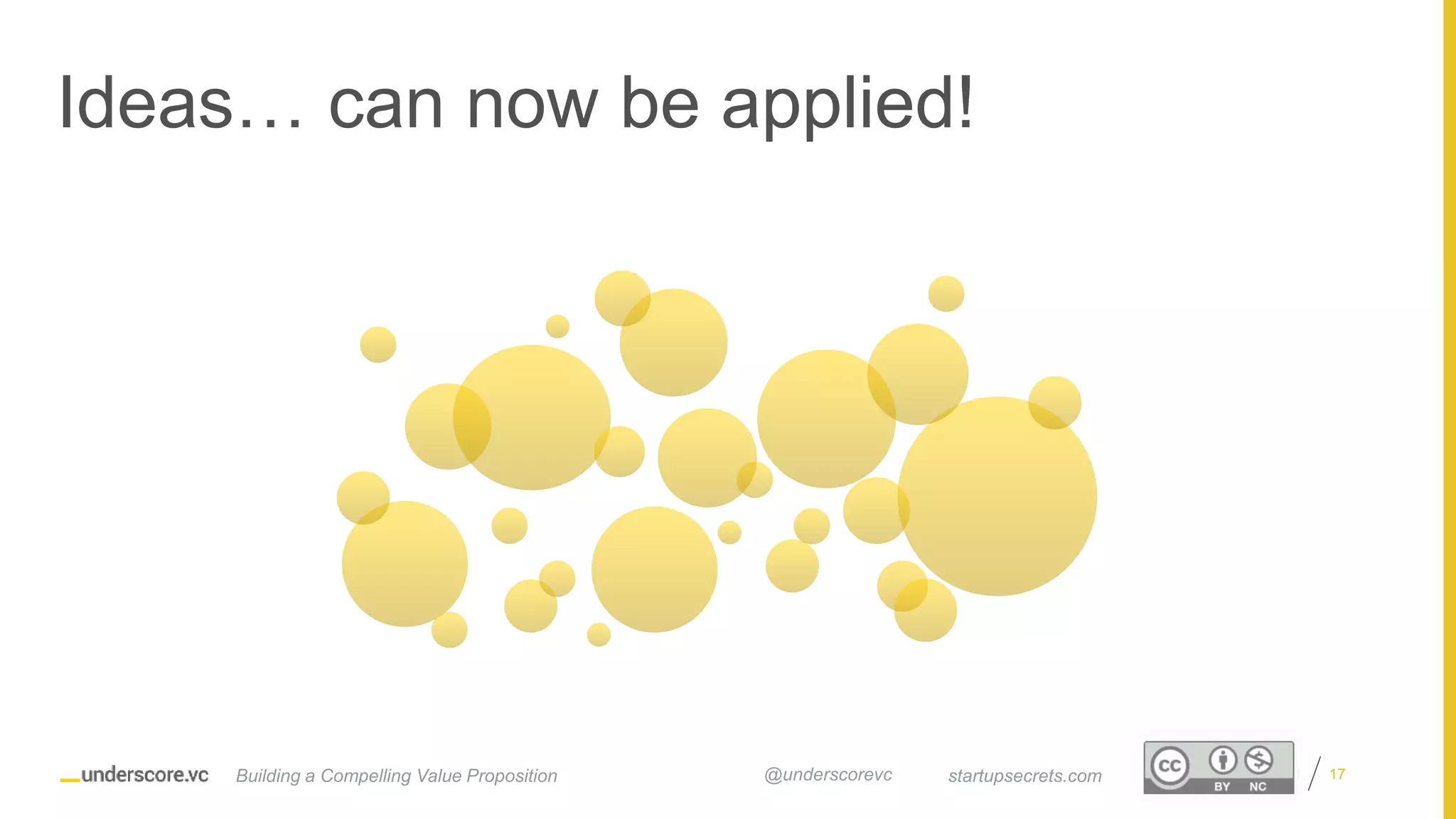 Startup Secrets Building A Compelling Value Proposition Pptx