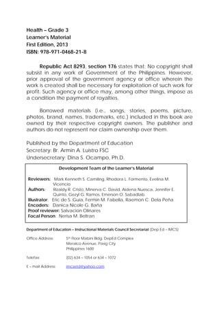 3 health lm q3 | PDF