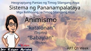 Araling Panlipunan 7:Lesson 3 Heograpiyang Pantao Part 2.pptx
