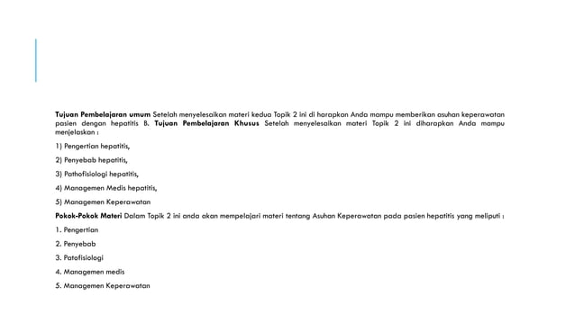 3 HEPATITIS kmb komprehensif asuhan keperawatan | PPT
