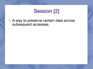 Parameter Passing & Session Tracking in PHP | PPT