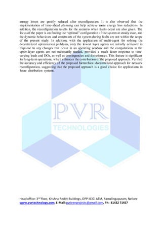 Hierarchical decentralized network reconfiguration for smart distribution systems—part ii ...