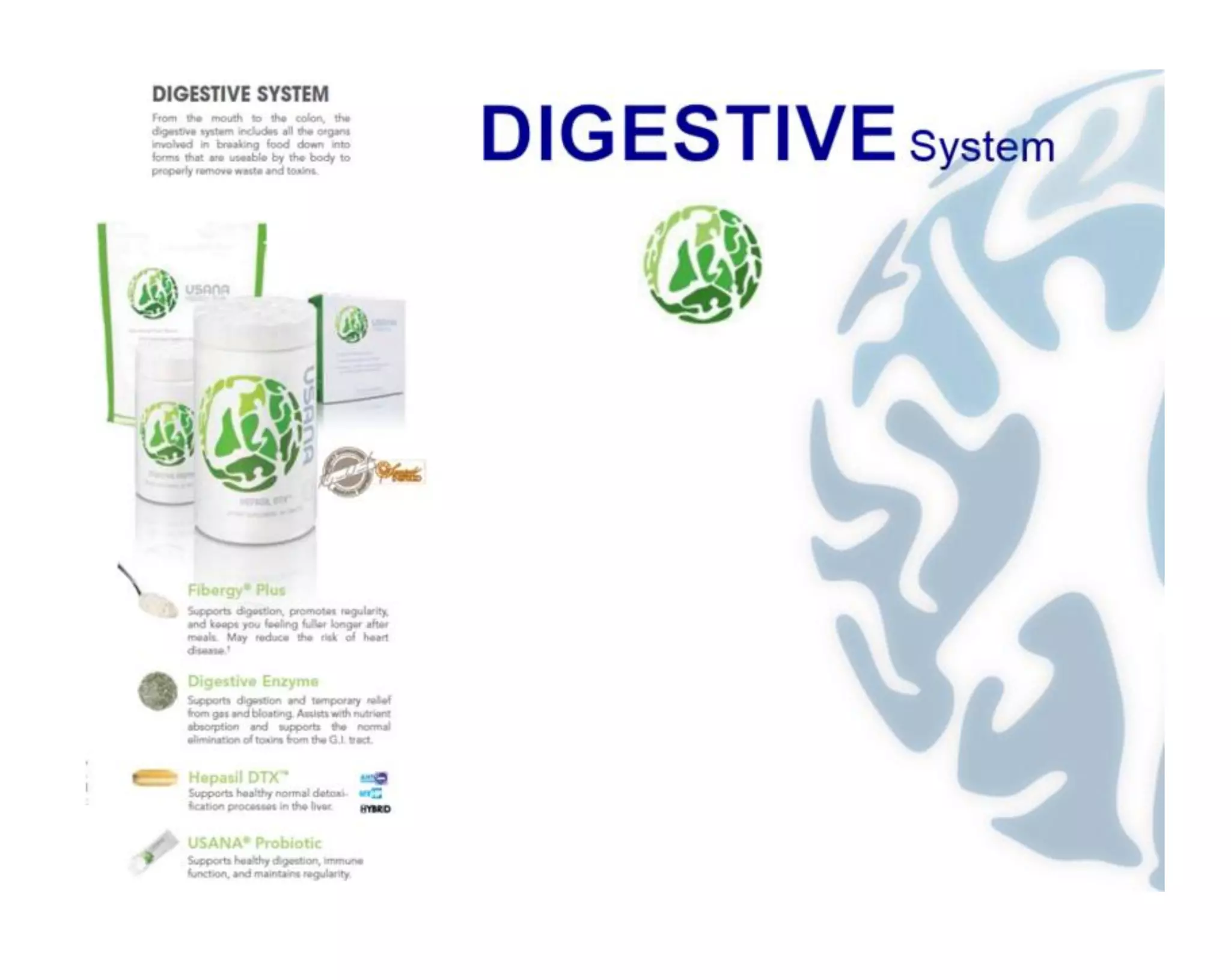 3 highlighted facts about each Usana product. | PDF