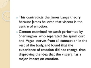 James Lange Theory of Emotion | PPTX