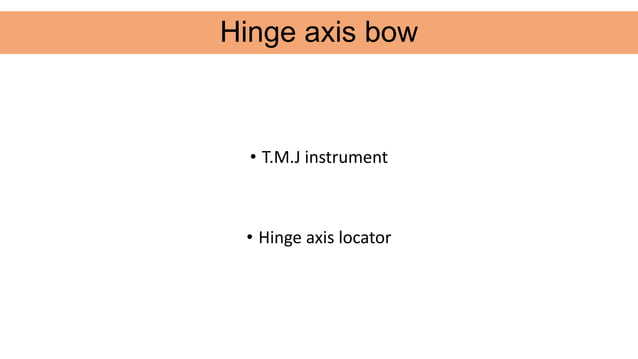 hinge axis | PPTX
